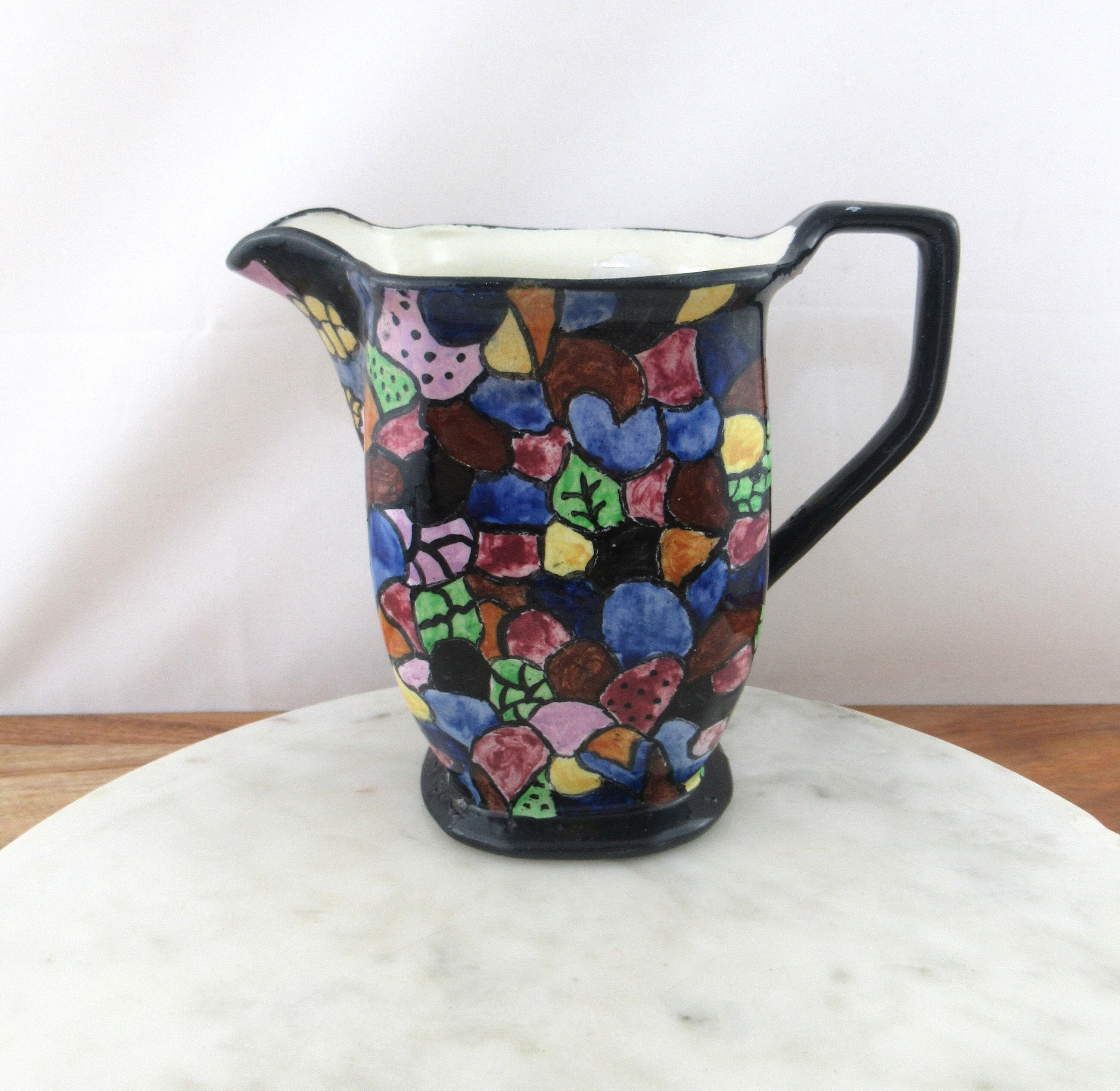 Vintage Hand Crafted Ceramic Pitcher - munimoro.gob.pe