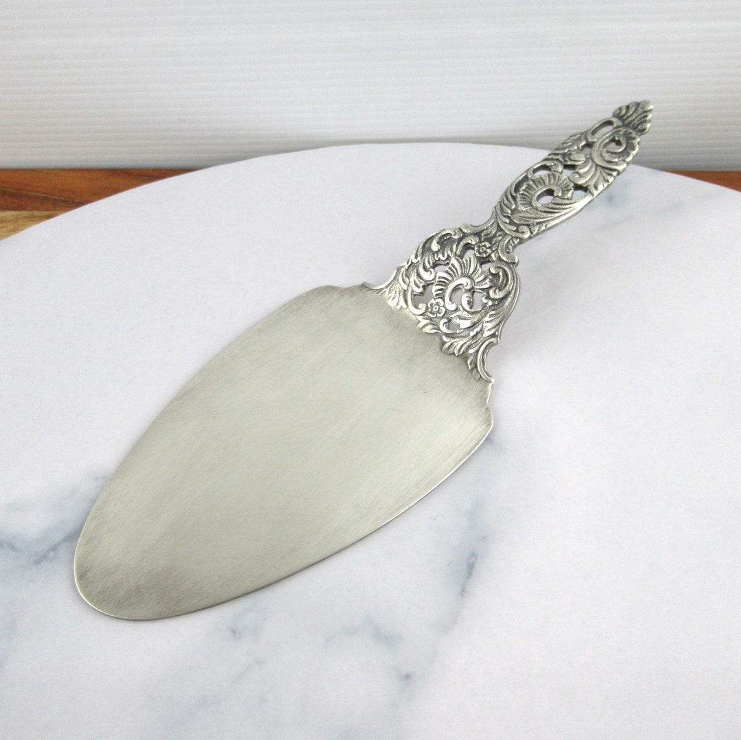 Vintage Dutch Silver Plated Cake Server With Ornate Handle, D Gero 90 ...