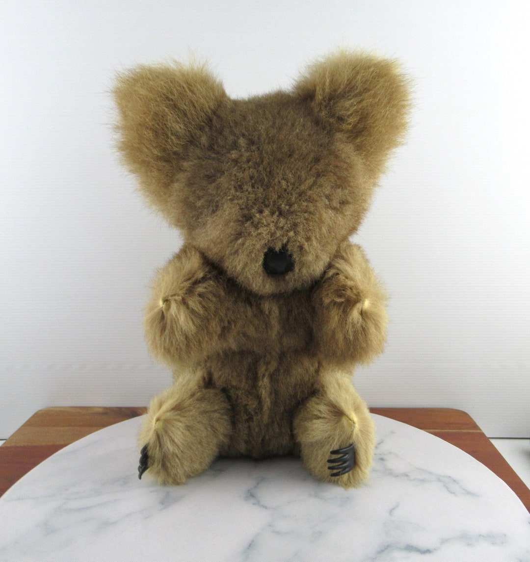 Super Cute LARGE Vintage Koala Bear Fur Toy, Souvenir Stuffed Toy - Etsy