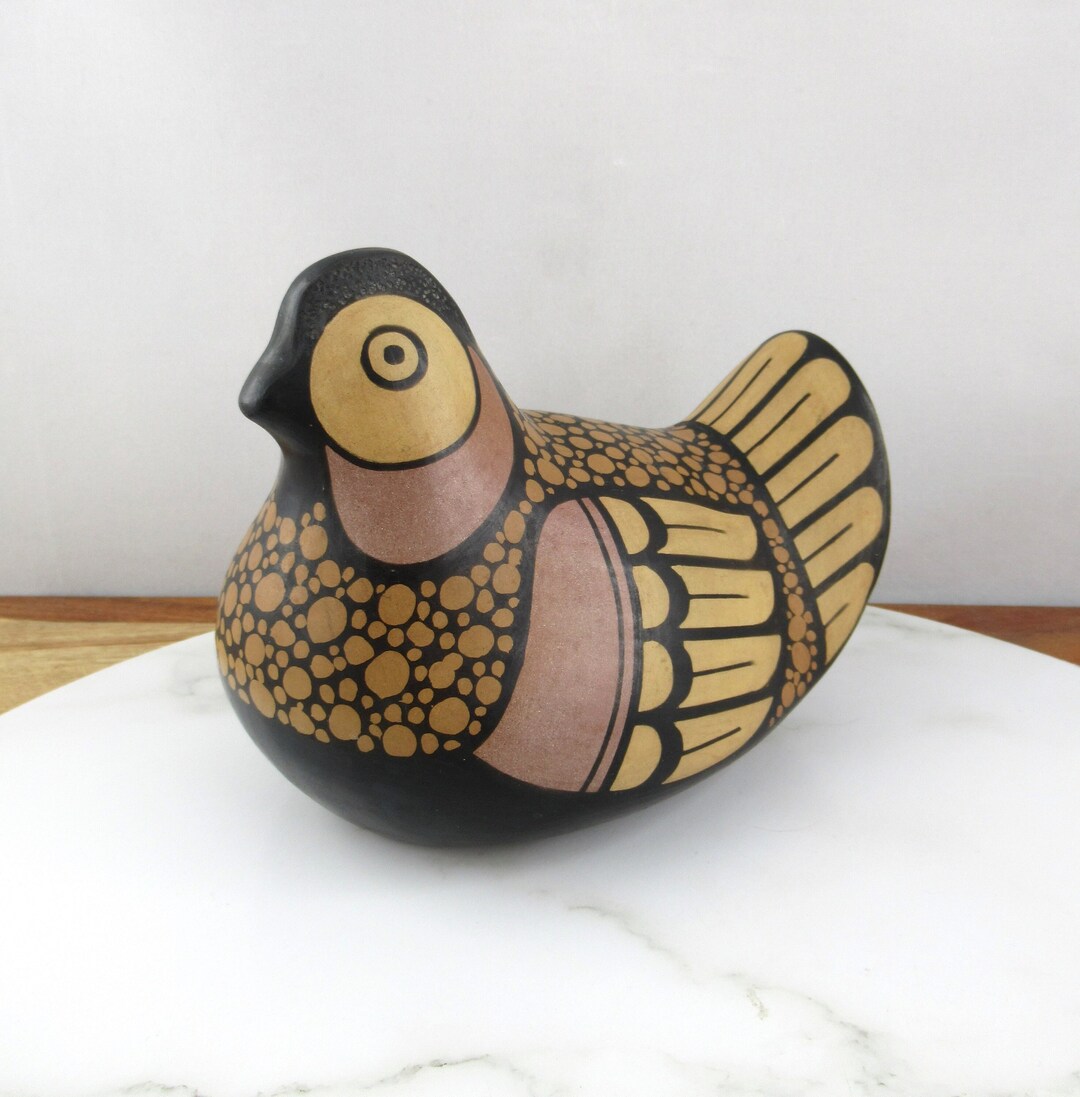 Large Vintage Chilean Pottery Bird, Ceramica La Serena Chile, Chilean ...
