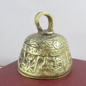 Vintage Brass Evangelist Religious Bell, Apostle Bell, Sanctus Bell ...