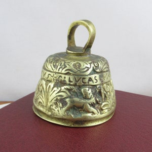 Vintage Brass Evangelist Religious Bell, Apostle Bell, Sanctus Bell ...