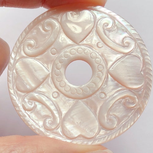 10pcs-white MOP Carved Mother of Pearl Shell Daisy Flowers | Etsy