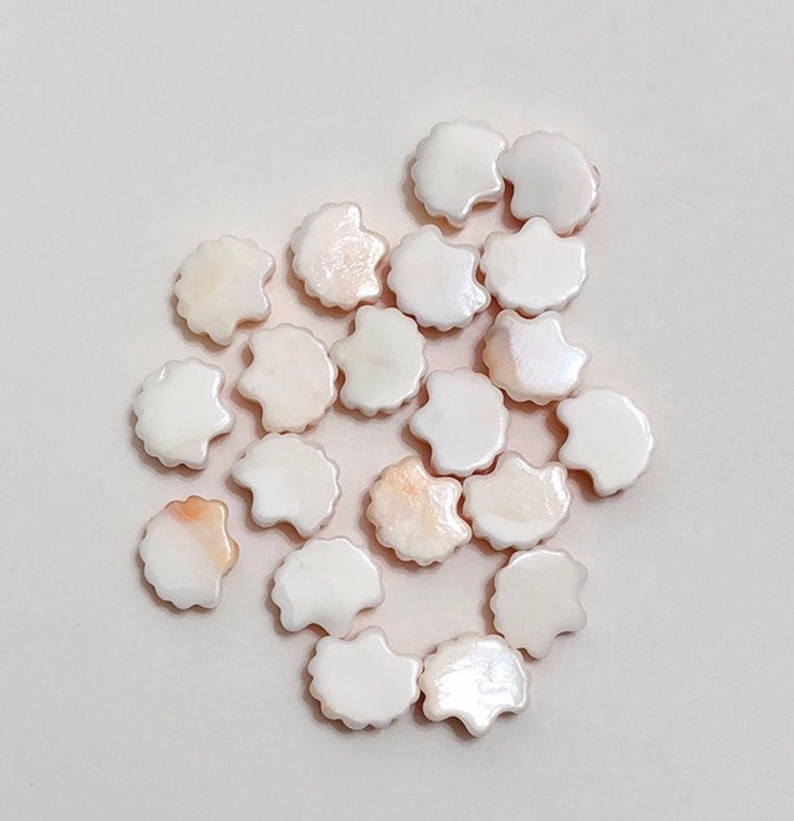 Orange Spiny Oyster Full Drilled Clamshell Clam Shell Drops 10x11 Mm ...