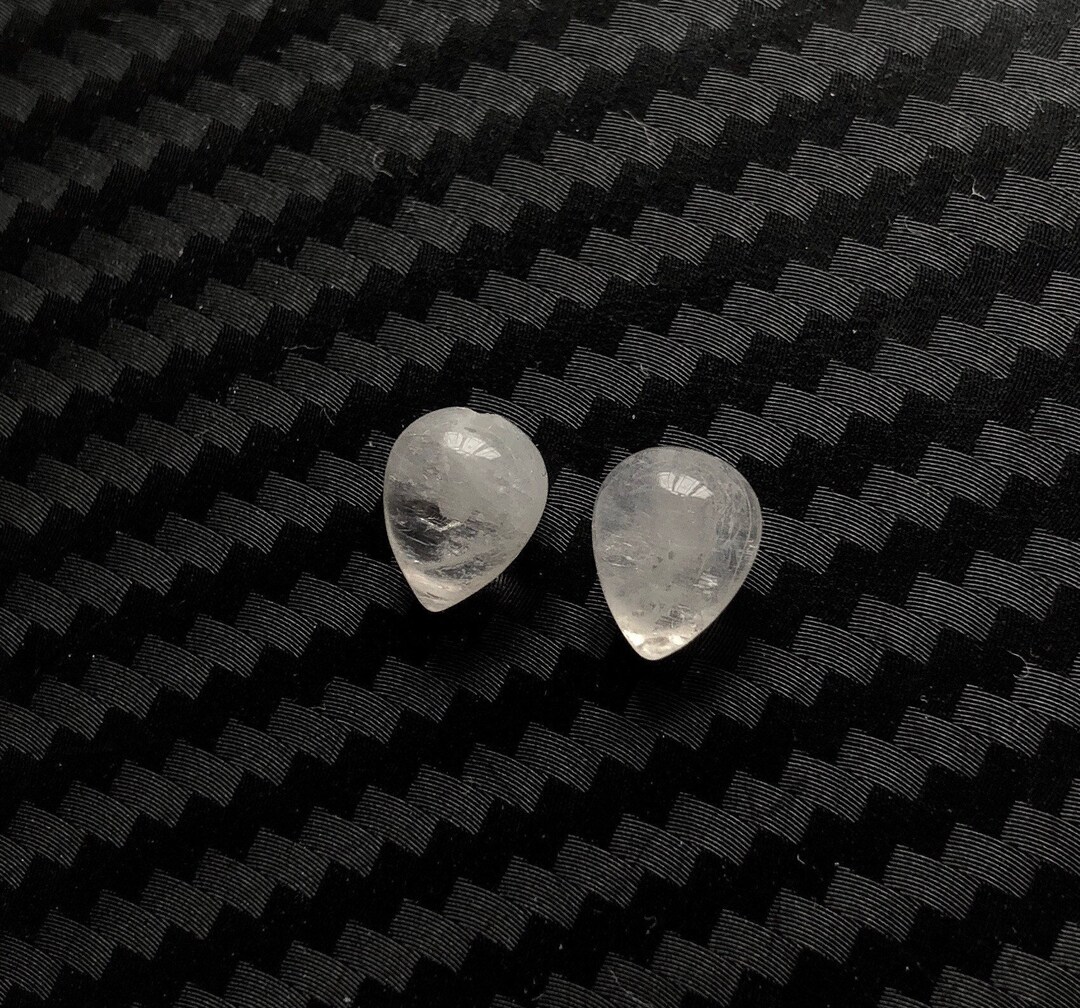 Rainbow Moonstone Upside Down Half Drilled Acorn Inverted Mini ...
