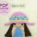 Needle Felting Tutorial Little Girl, 2D Needle Felt Pattern for Girls ...