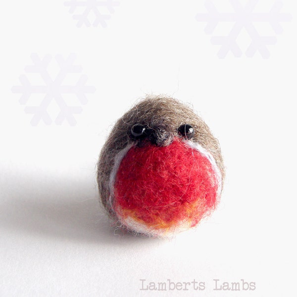 Needle Felted Robin - Etsy