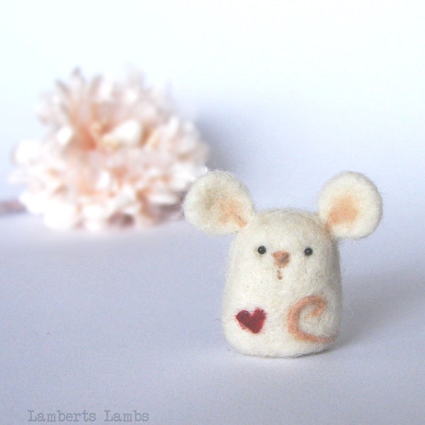 Needle Felt Mouse - Etsy