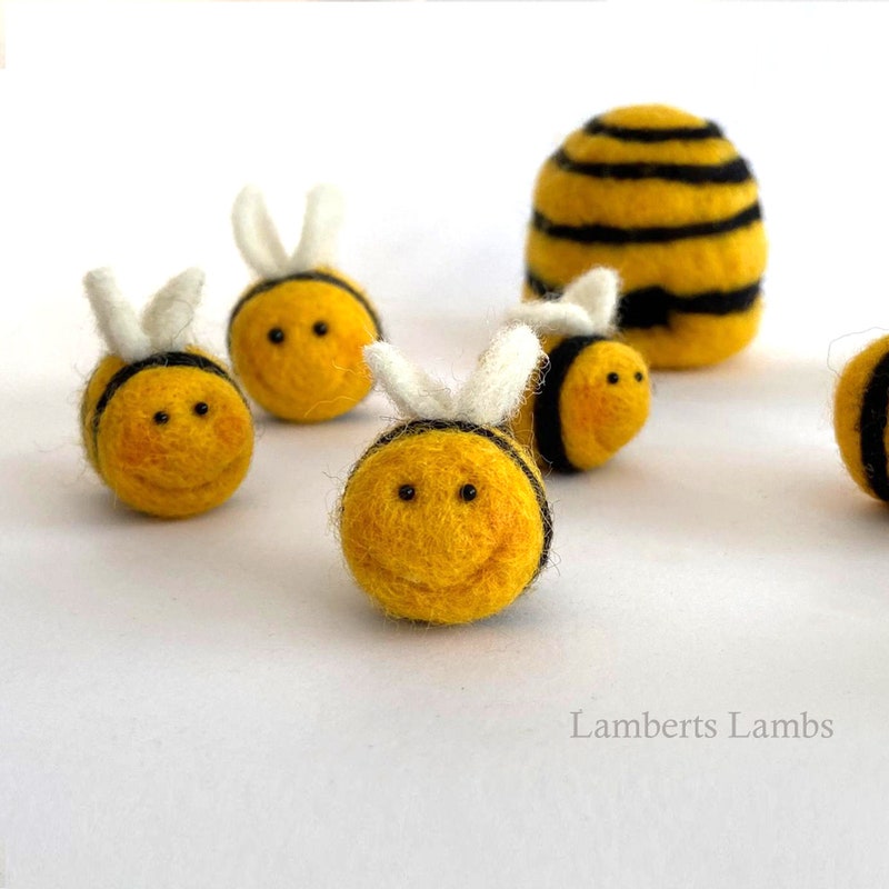 Felt Bee - Etsy
