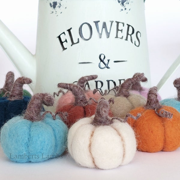 Needle Felt Pumpkin - Etsy