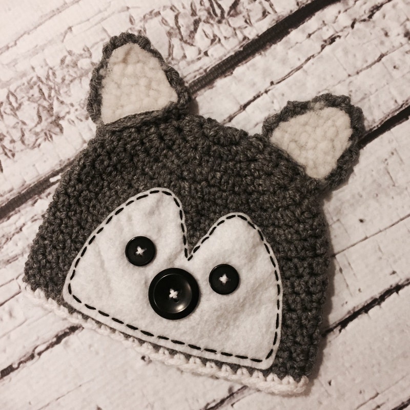 Crochet Wolf Hat - Etsy