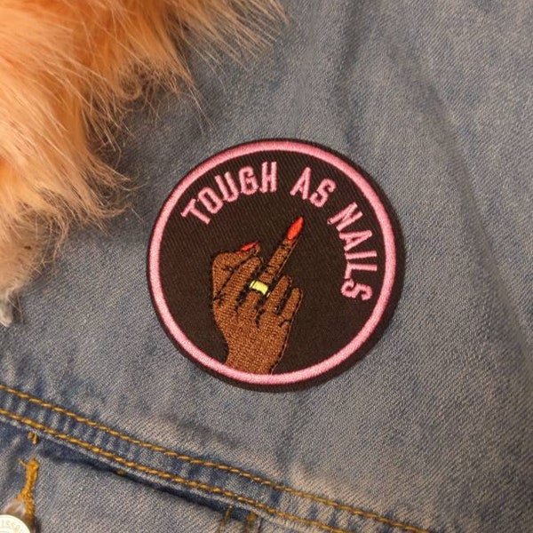 Girl Middle Finger Patch - Etsy