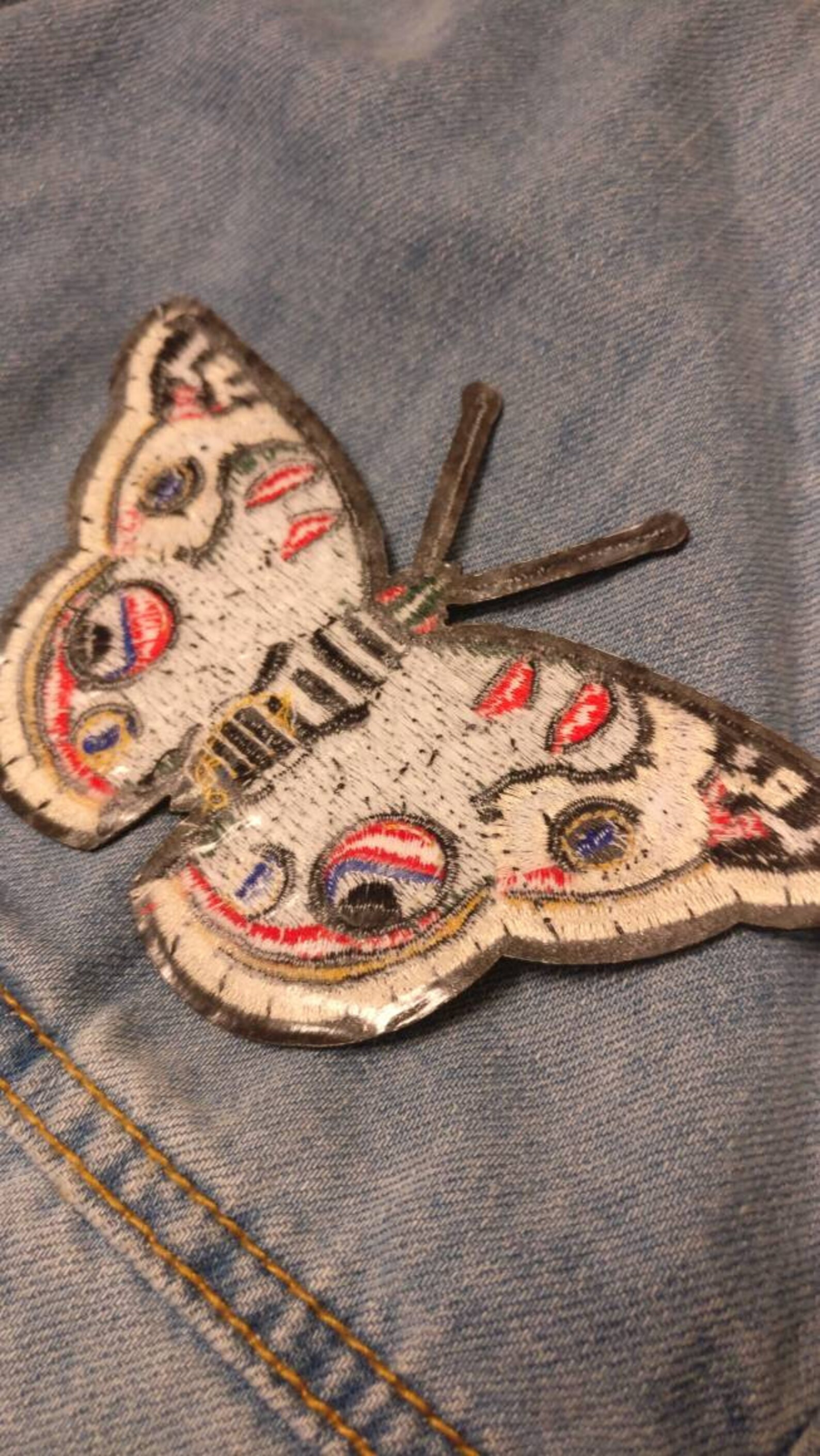 Flappy Boi // DIY Embroidered Iron on Sew Patch Creature Gift | Etsy UK