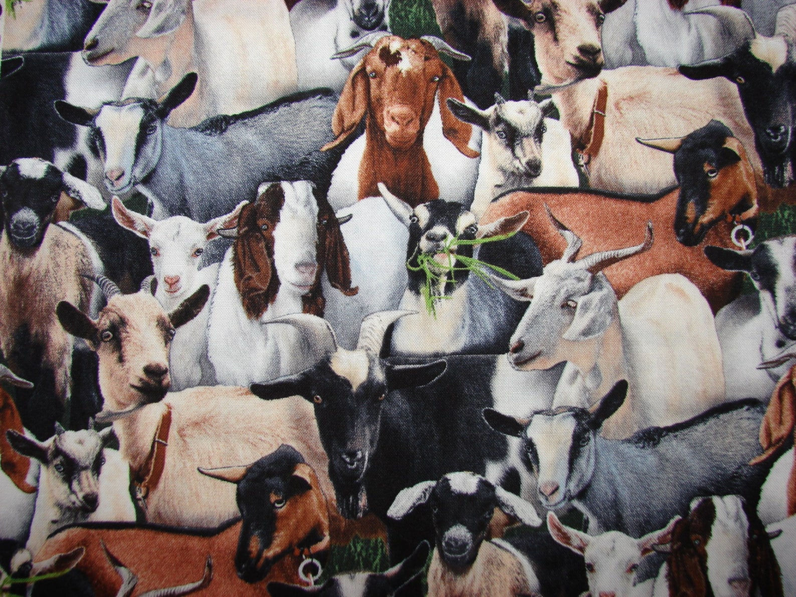 Goats All Over Fabric Handmade Hair Scrunchies, Woman's Accessories ...