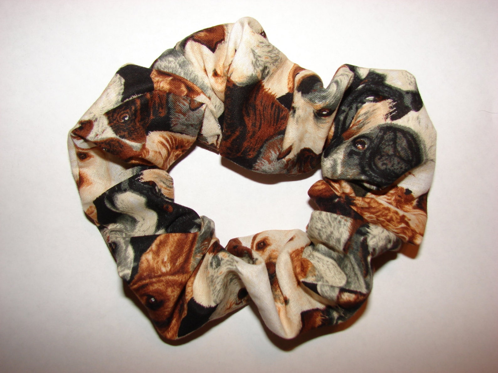 Dog Puppy Canine Fabric Hair Scrunchie, Women's Scrunchies, Weimaraners ...