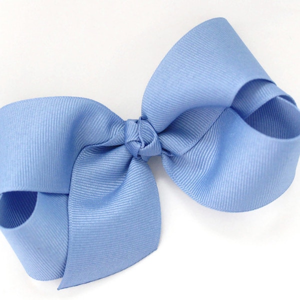 Navy Blue Hair Bow - Etsy