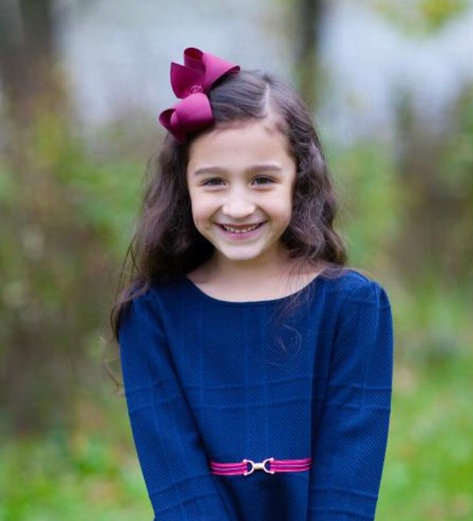 Burgundy Hair Bow Hair Bows Bows for Girls Girls Bow - Etsy