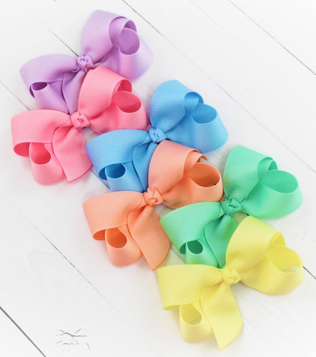 Pick-pastel Hair Bows, Hair Bows, Bows for Girls, Girls Bows, Spring ...