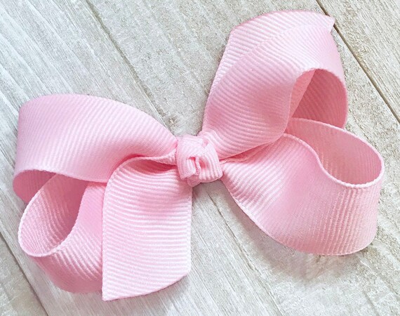 Light Pink Hair Bow