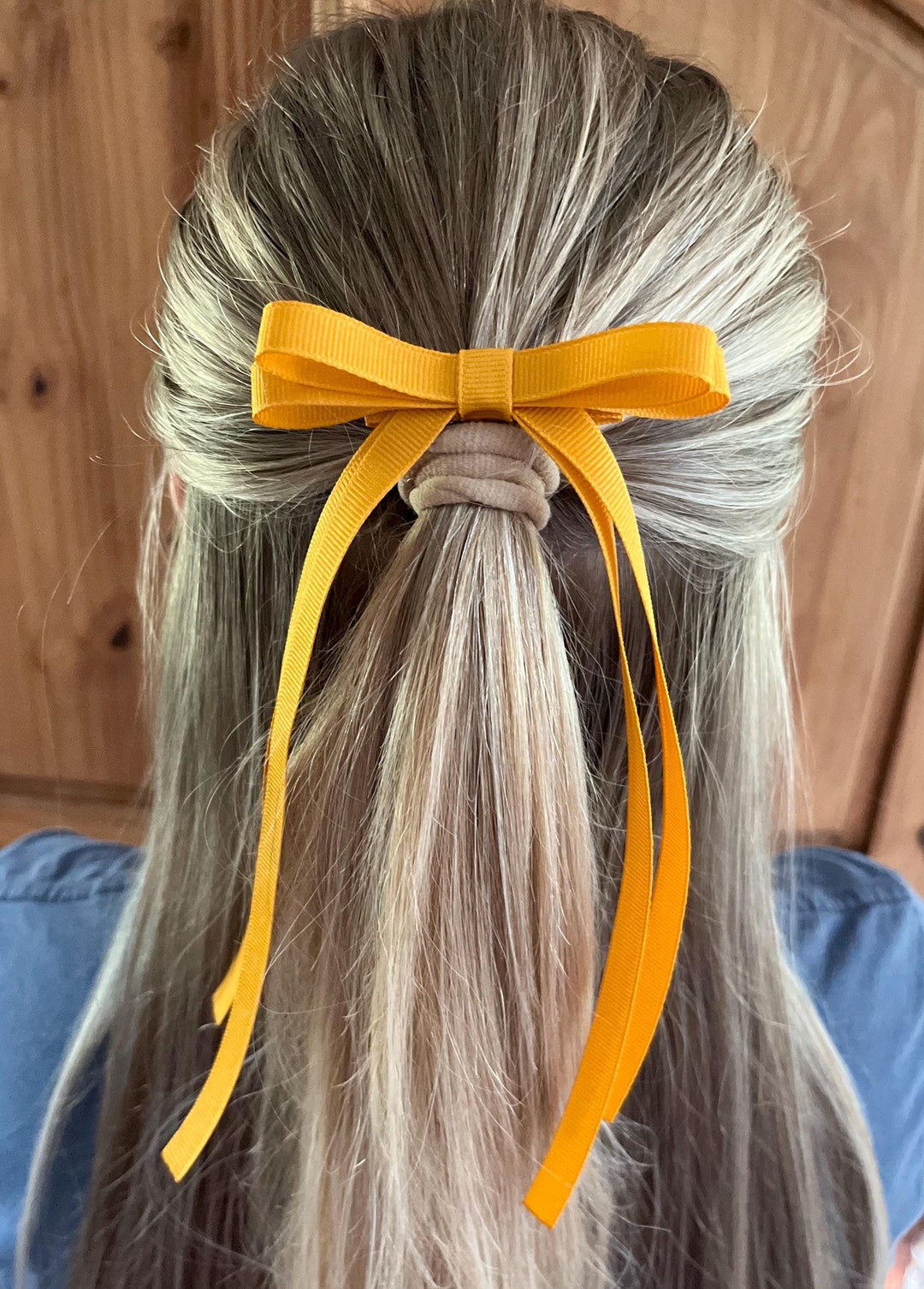Skinny Long Tail Hair Bow-pick Colors-hair Bows, Back to School Uniform ...