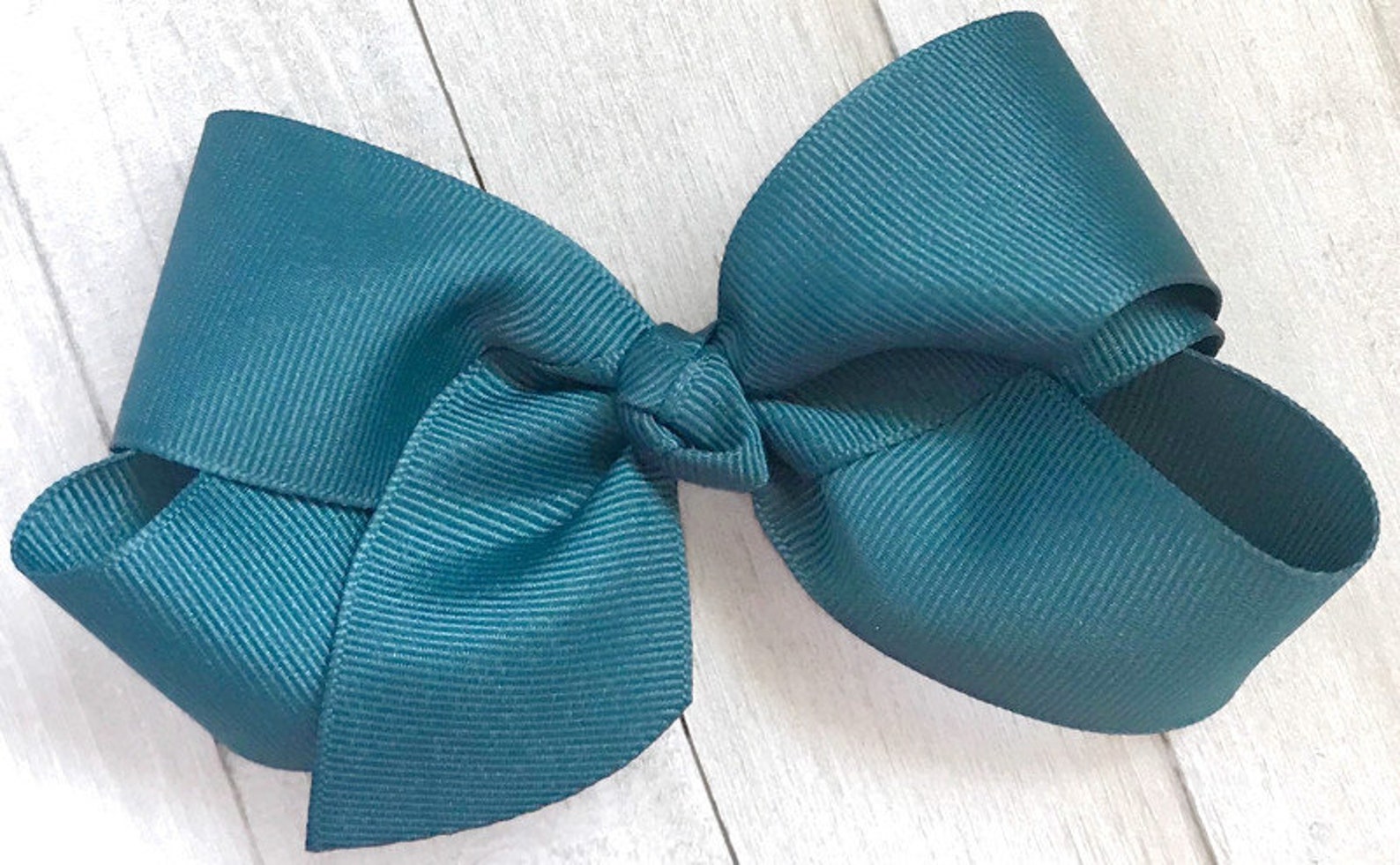 Peacock Teal Hair Bow Hair Bows Girls Bow Bows for Girls | Etsy
