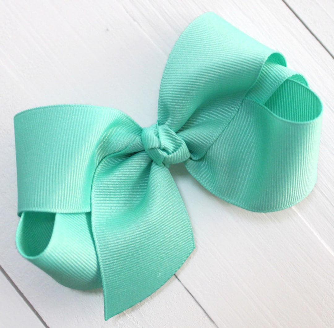 Light Green Hair Bow Hair Bows Bows for Girls - Etsy
