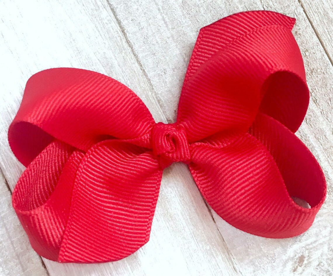 Red Hair Bow Hair Bows Bows for Girls Girls Bow Baby Bow - Etsy