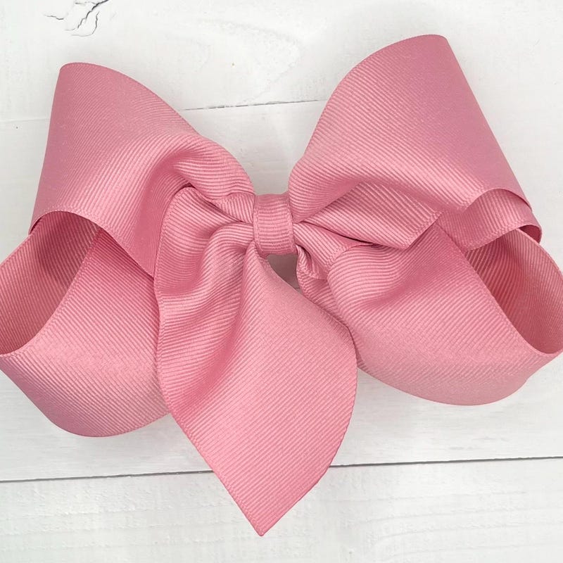 Pink Hair Bow - Etsy