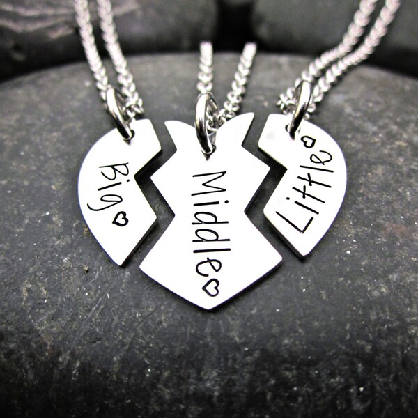 Sister Necklace Set - Etsy