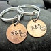 Couples Keychains Keychain Set of 2 Wedding Anniversary - Etsy