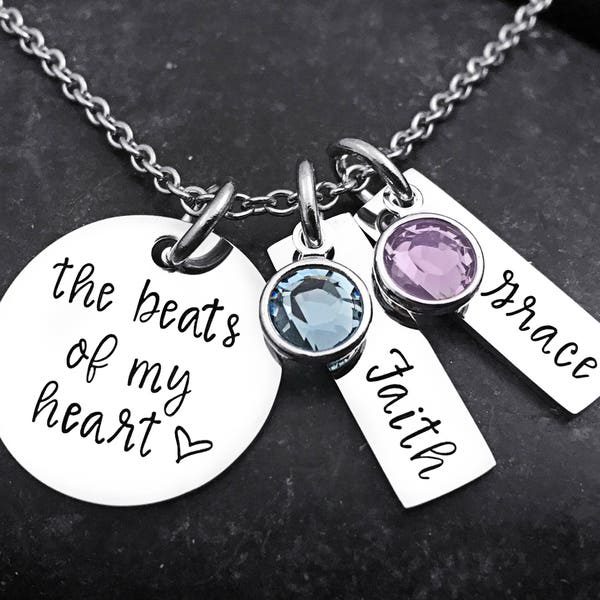 Heart Beat Necklace - Etsy
