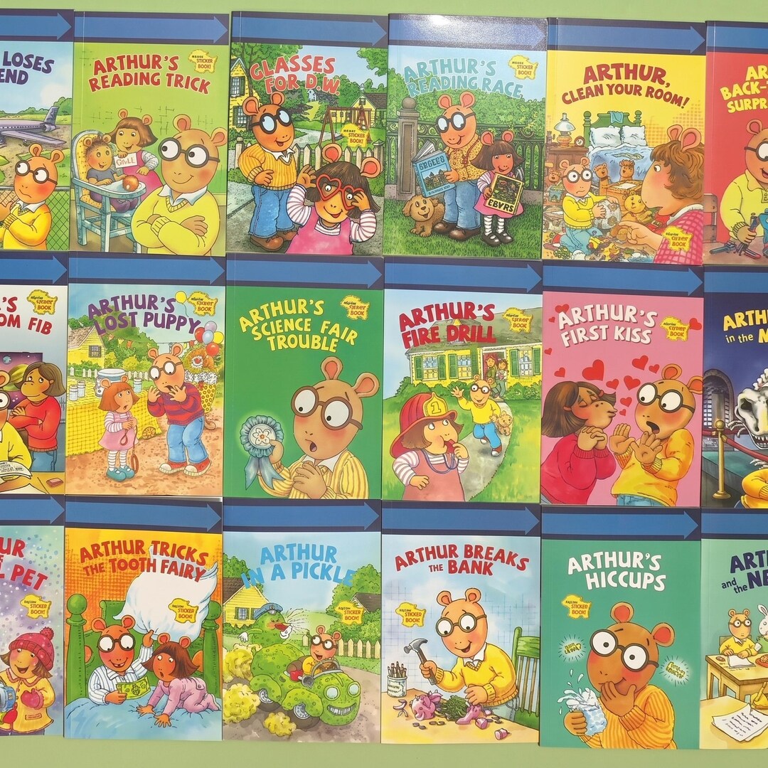 Arthur Early Reader Book Set | 18 Pc Kids Chapter Book Bundle | Classic ...