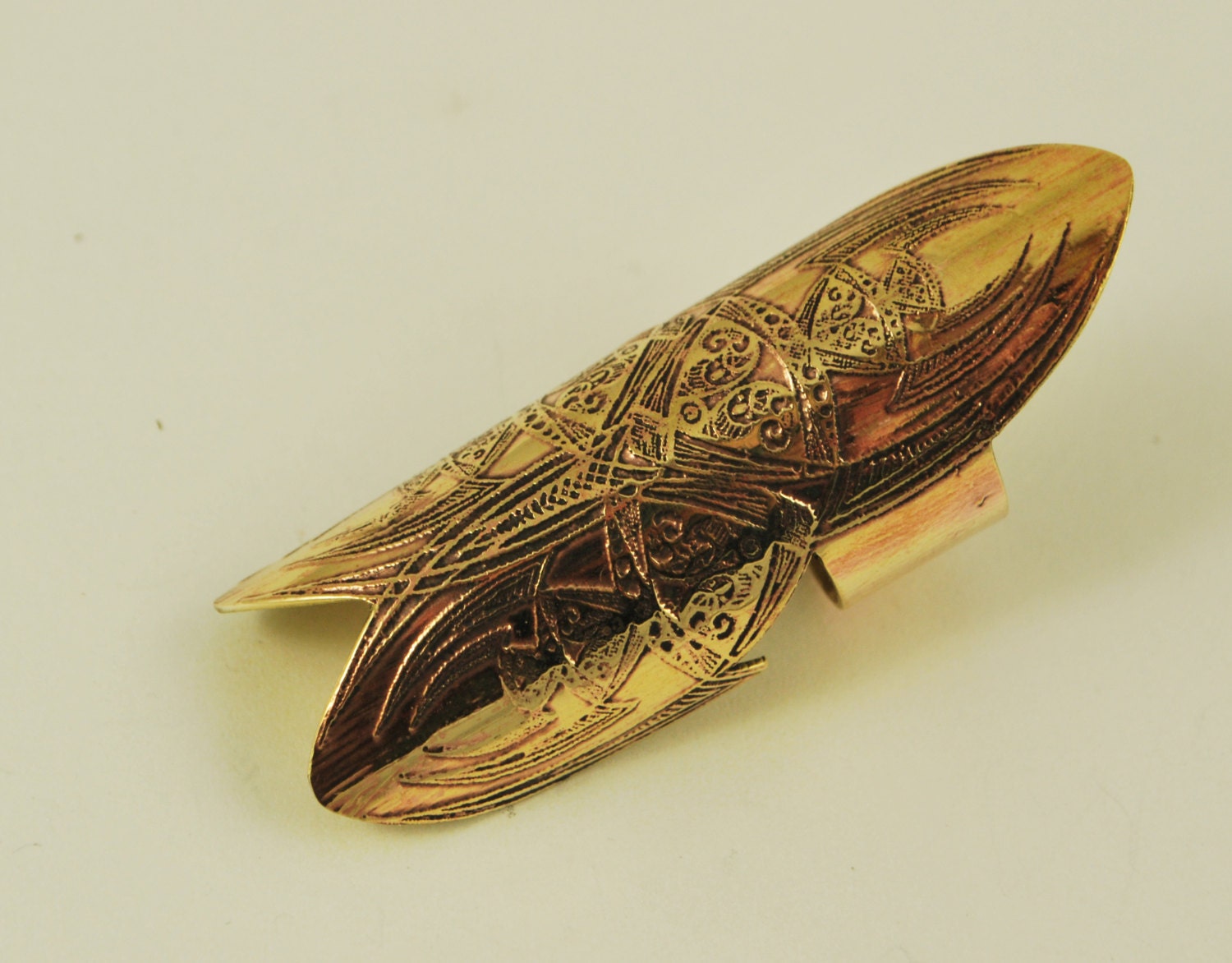 Medieval Etched Shield Ring Armour Ring Brass Ring | Etsy UK