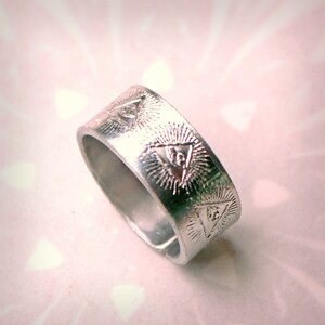 All Seeing Eye Ring, Protection Ring, Wiccan Jewellery, Illuminati ...