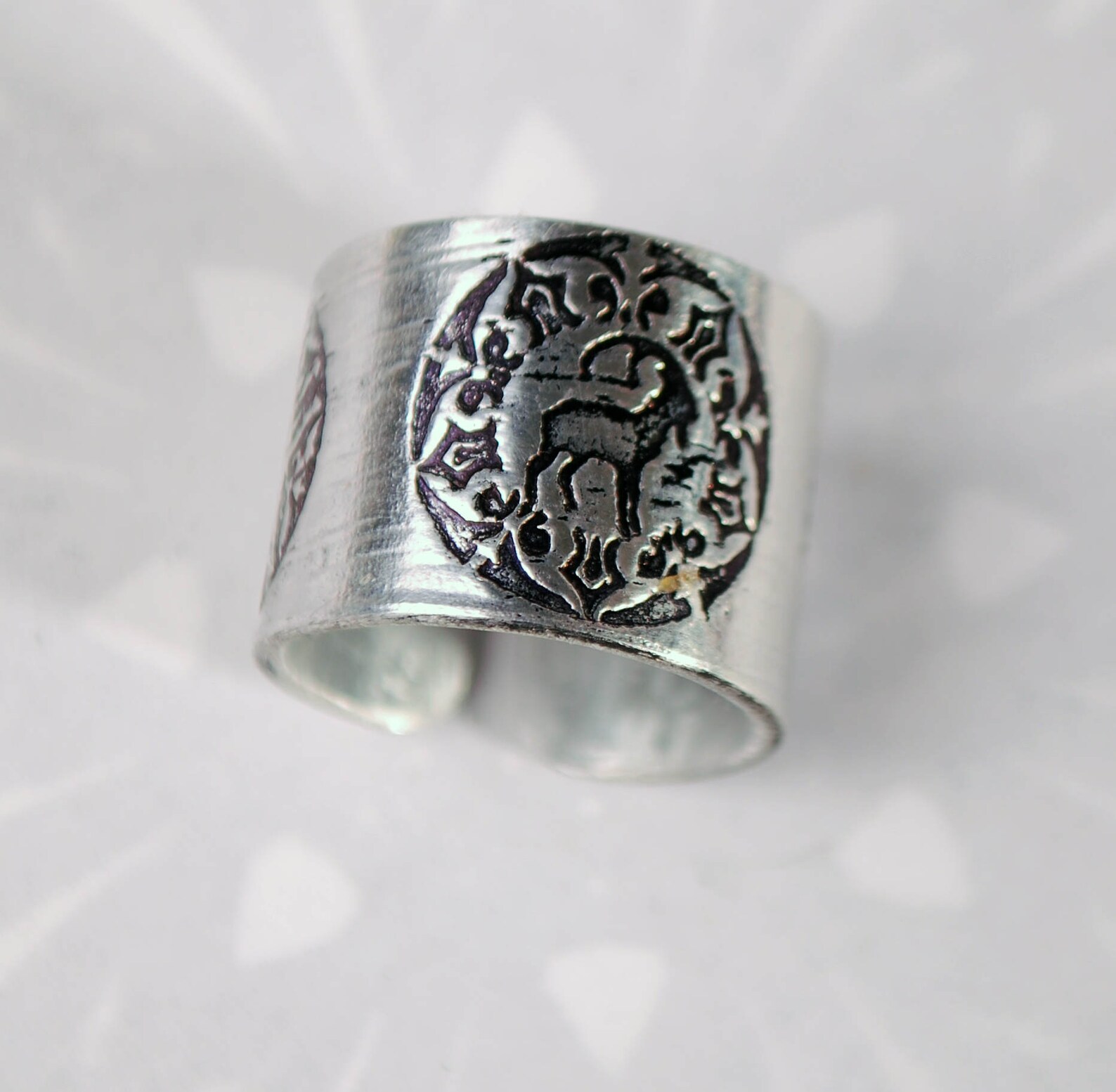 Goat Ring Stag Ring Rabbit Ring Animal Jewellery Aluminium | Etsy