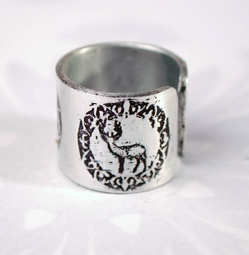 Goat Ring Stag Ring Rabbit Ring Animal Jewellery Aluminium - Etsy
