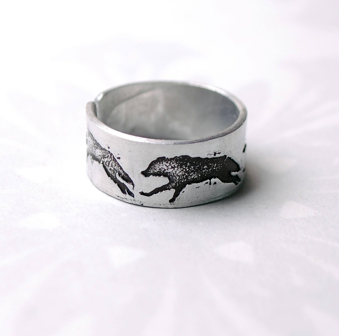 Wolf Ring, Running Wolves, Wild Dog Ring, Odin Ring, Wednesday's Wolves ...
