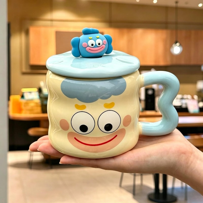 Cute Ceramic Mugs Clown - Etsy