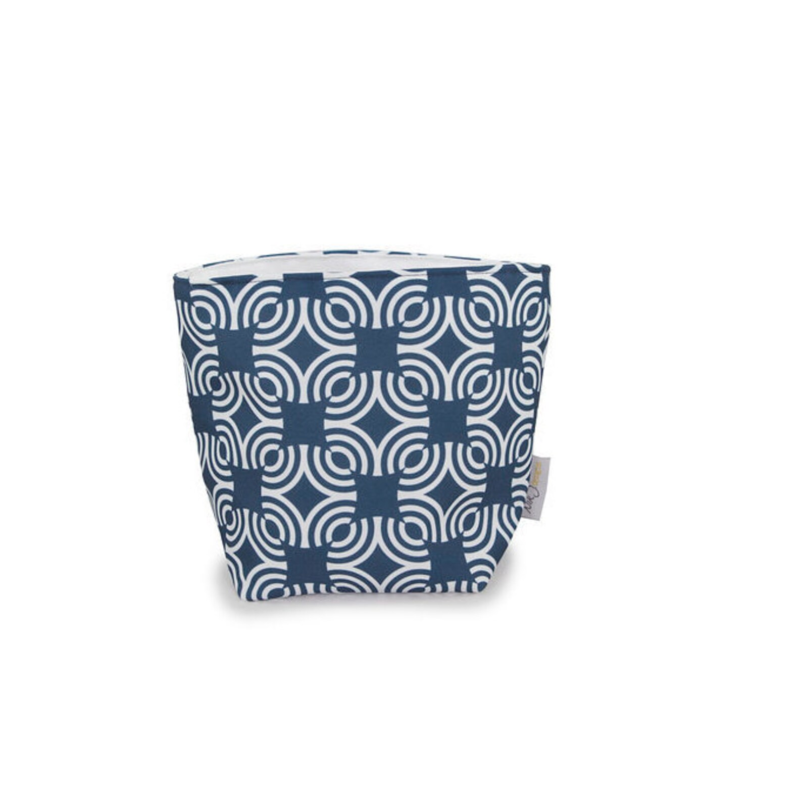 Reversible Fabric Storage Bucket/bin - Saule Modern Print - Etsy