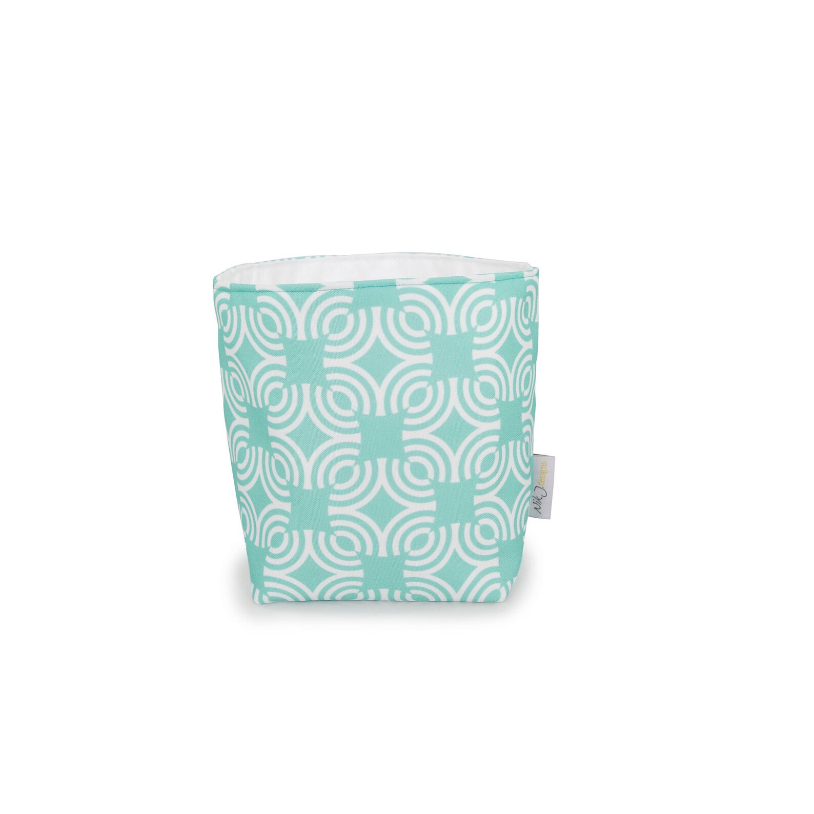 Reversible Fabric Storage Bucket/bin - Saule Modern Print - Etsy