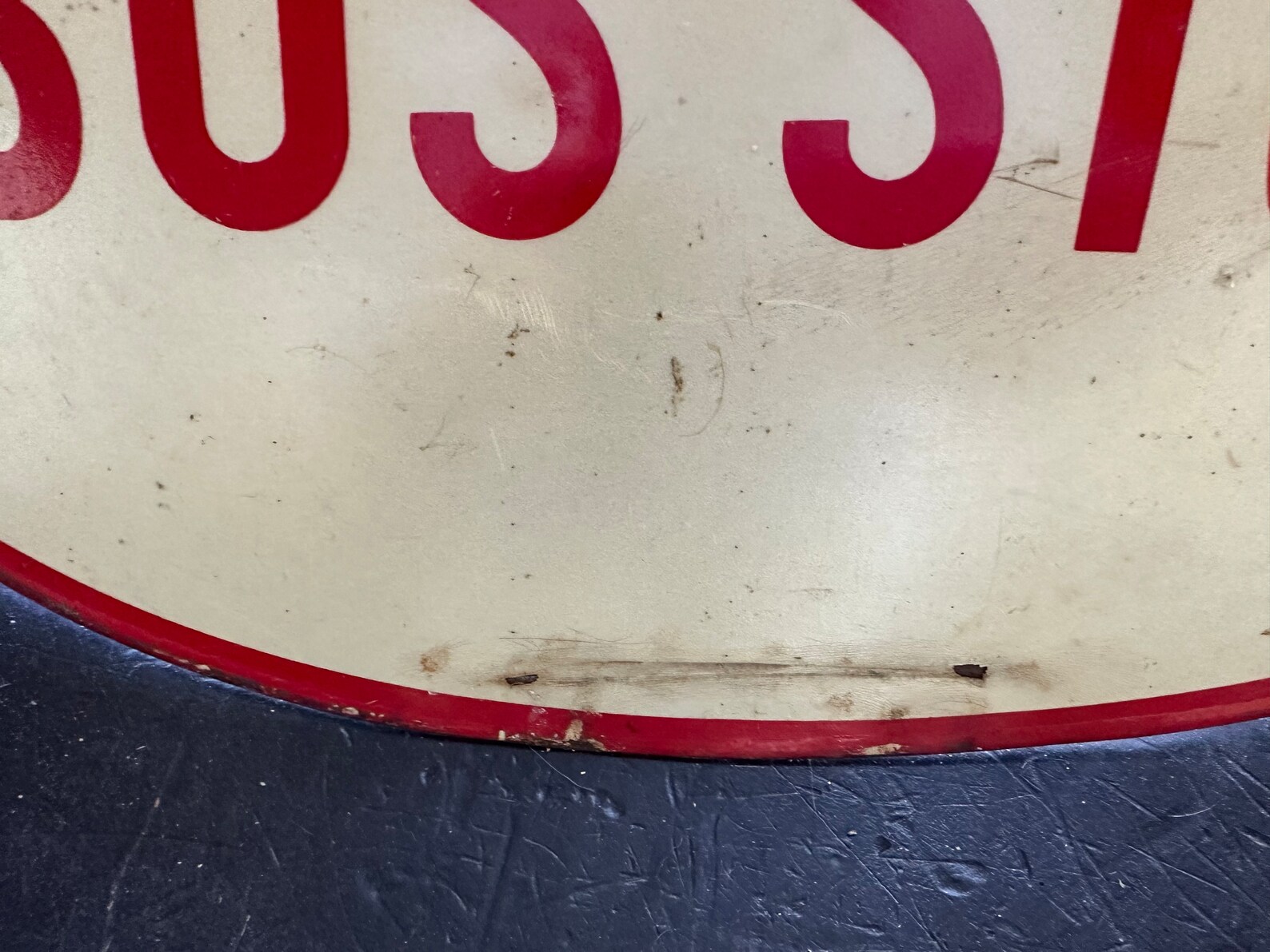 Vintage Bus Stop Sign - Etsy