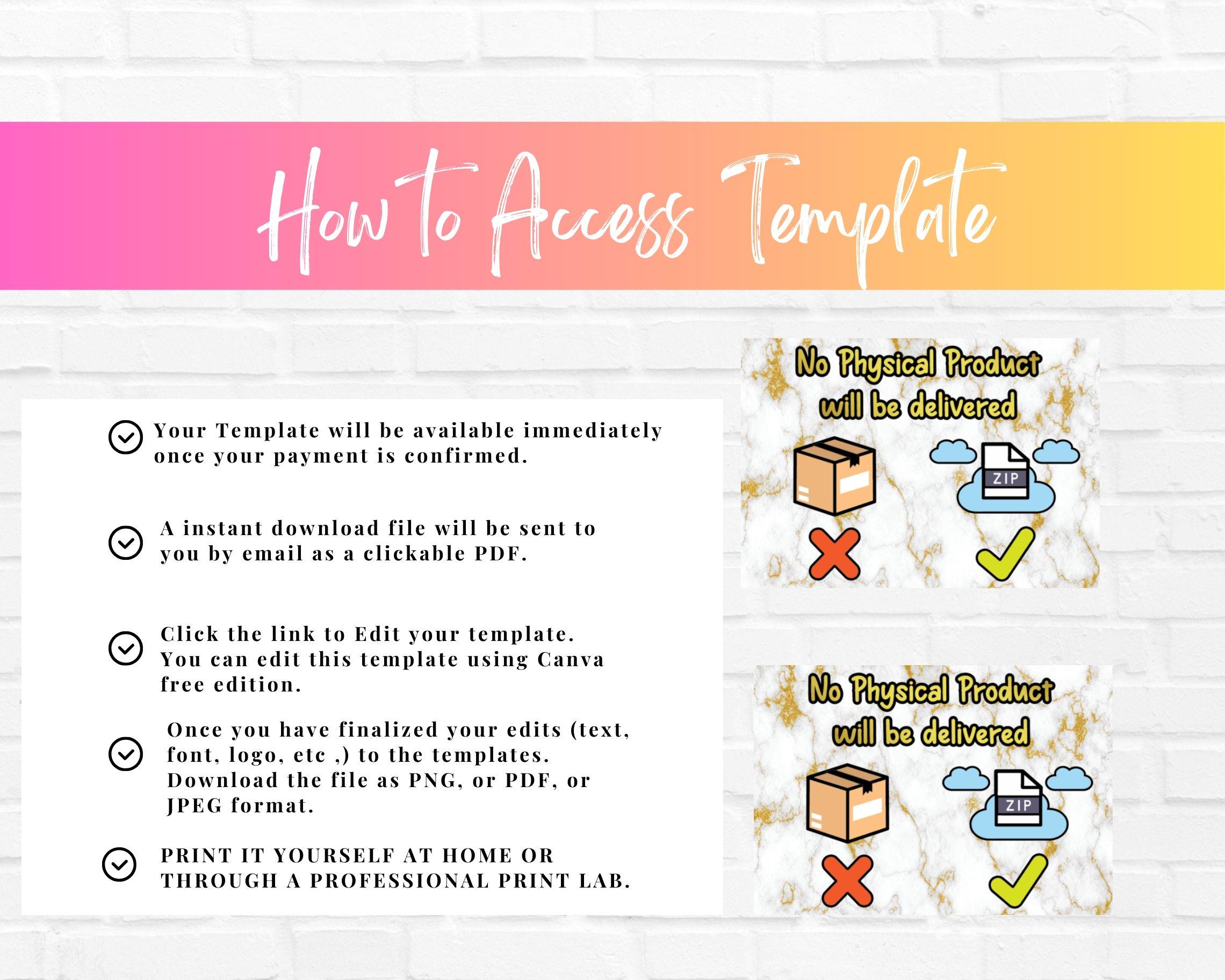 Mini Cake Tin Label Printable, Sprinkles Theme, Editable Canva Template ...
