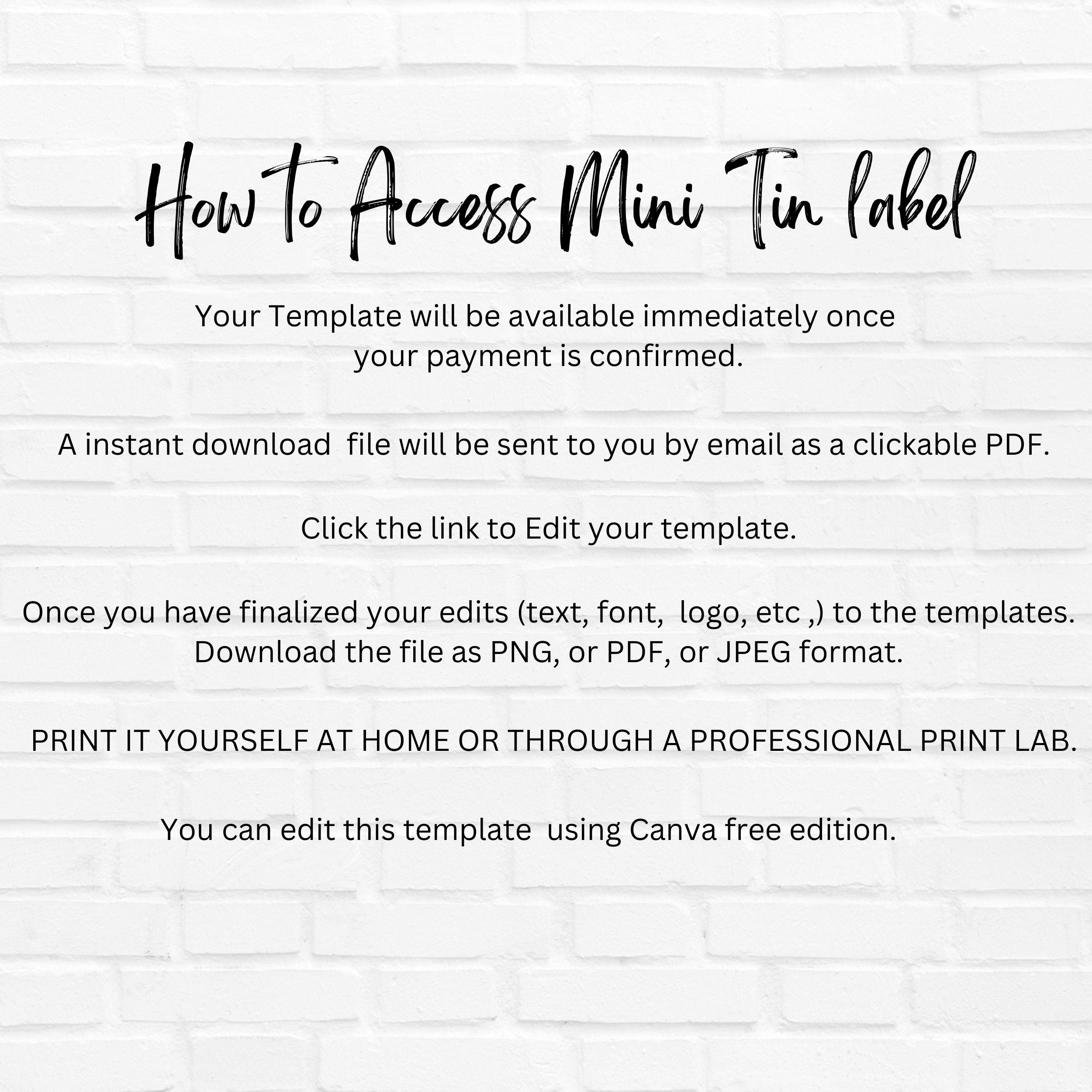 Mini Cake Label , Mini Loaf Baking Pan Label, Mini Cake Label, Loaf Pan ...