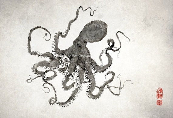 Japanese Octopus Art