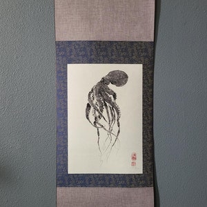 Single Japanese Butterfly Koi - Gyotaku Giclee Print - Traditional ...
