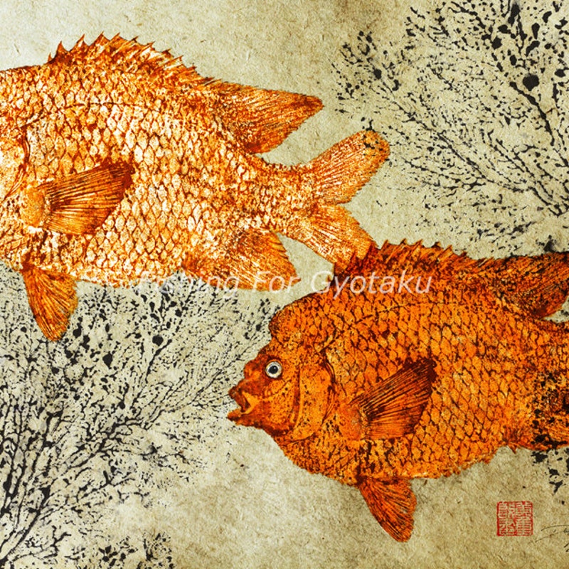 Garibaldi Fish - Etsy
