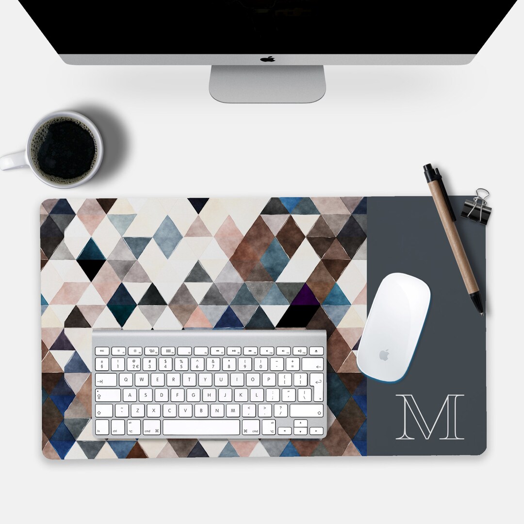 Desk Accessories for Men Extra Large Desk Mat Personalized - Etsy