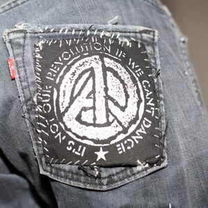 A//political Logo Patch - Anarchy/peace/equality - Etsy