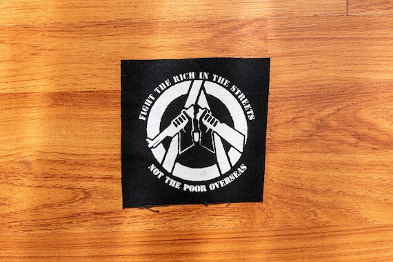 Fight the Rich Not the Poor Punk Patch | Etsy