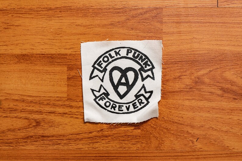 Folk Punk Forever Punk Patch | Etsy